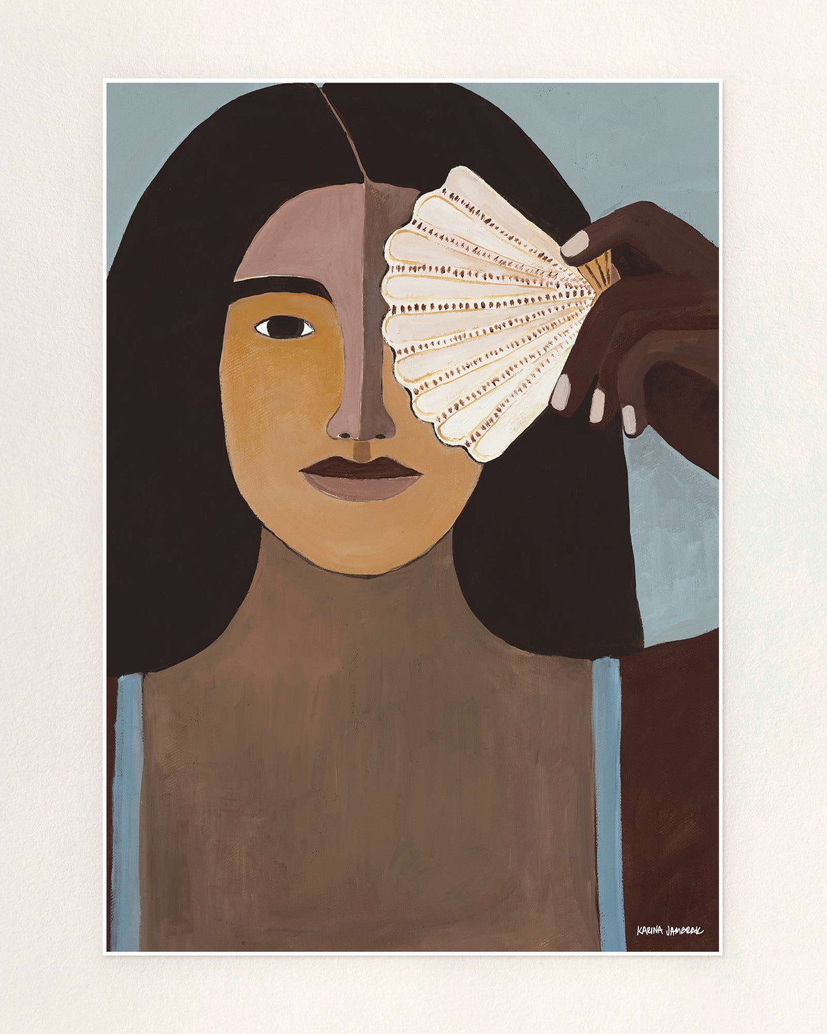 Shell Collector Fine Art Print | Karina Jambrak