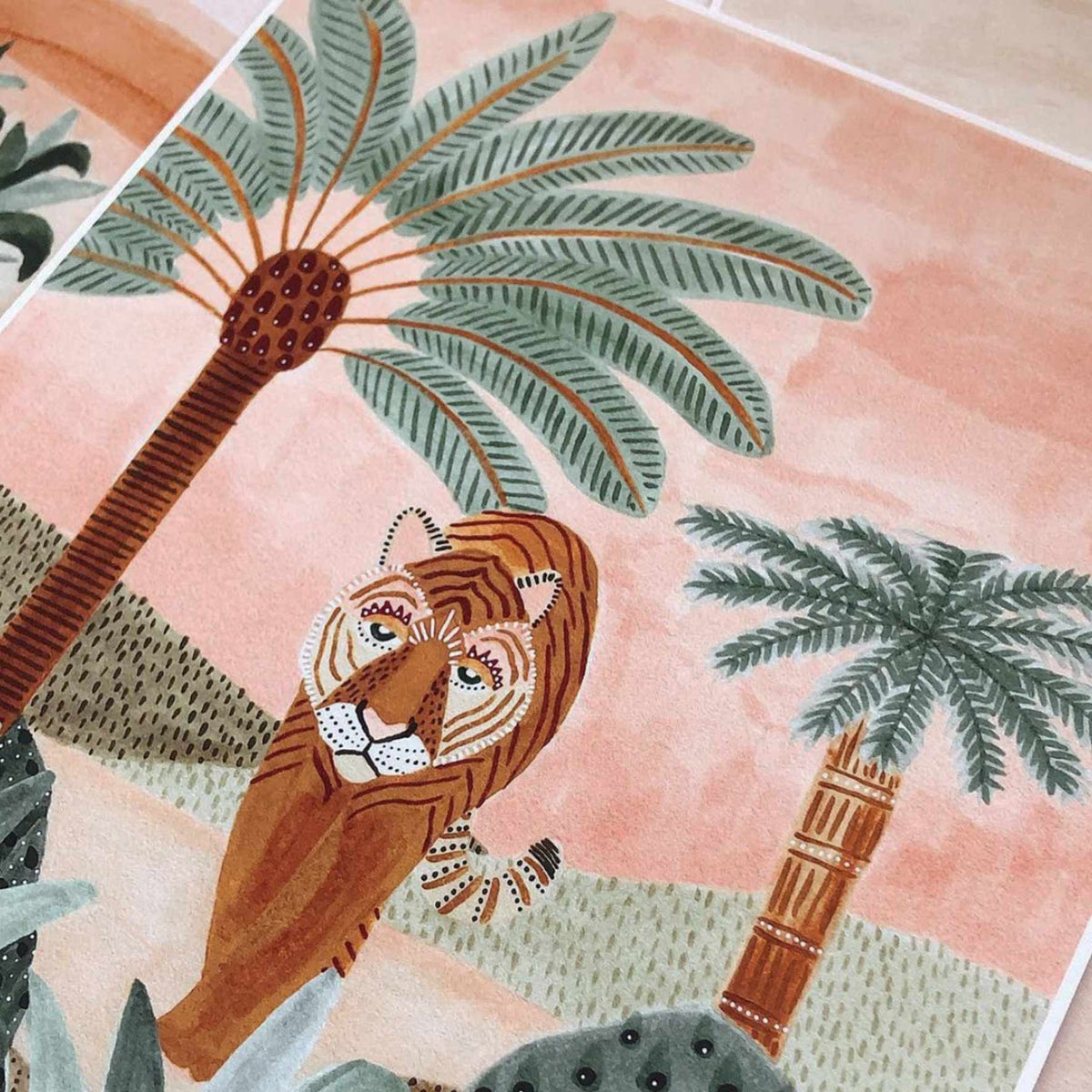 Tava The Tiger Fine Art Print | Karina Jambrak